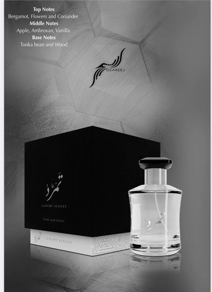 AMBITION SILVER LUXURY SCENT FOR HIM EDP -100ML (3.40z) By OZAREEJ ...