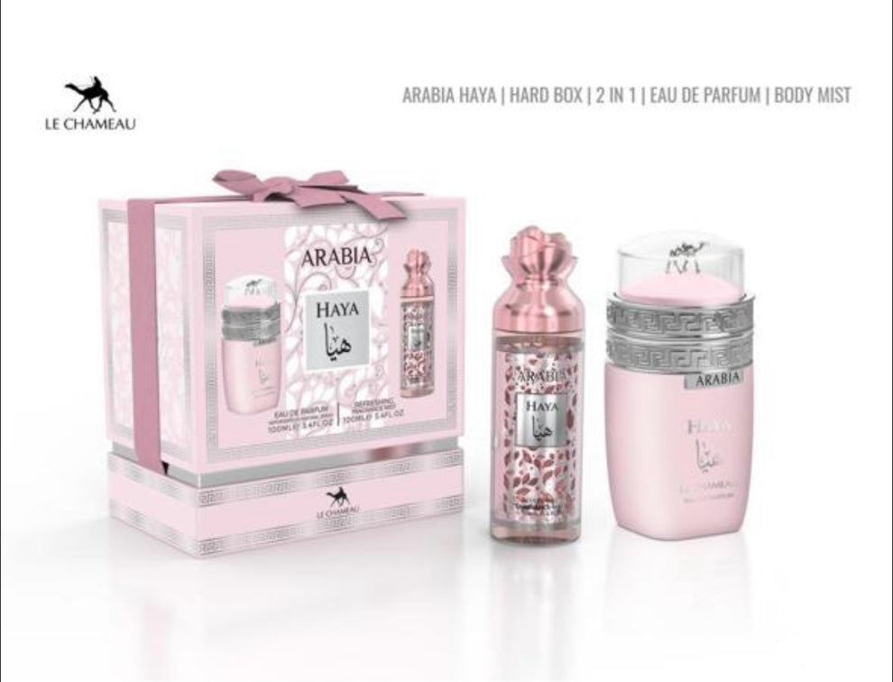 ARABIA HAYA GIFT SET 2 IN 1 - 100ML (3.40z) BY LE CHAMEAU – Oriental Aromas
