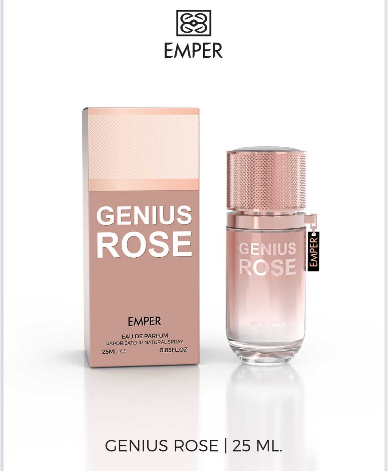 MINI GENIUS ROSE Women EDP - 25ML By Emper – Oriental Aromas