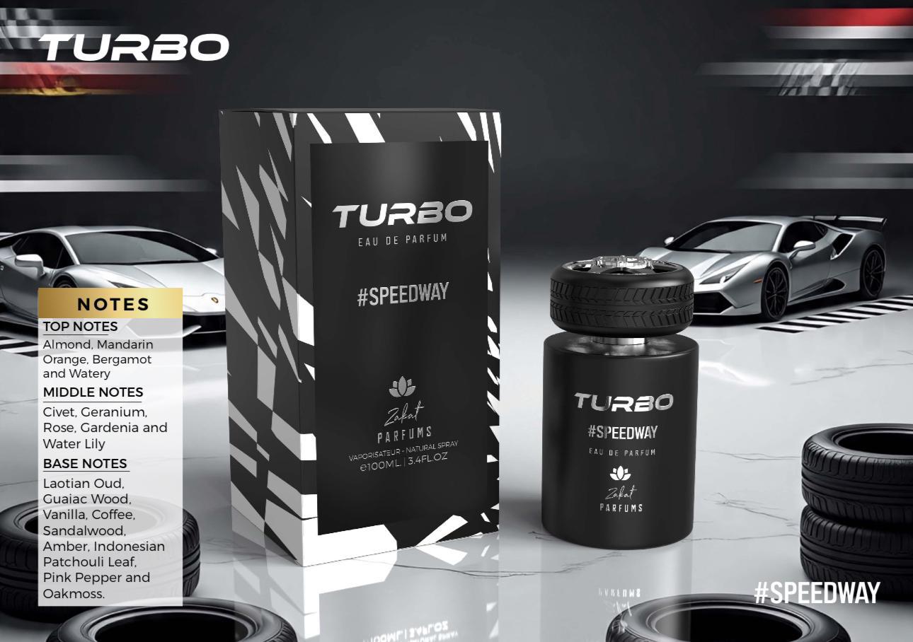 TURBO SPEEDWAY MEN EDP - 100 ml (3,40 oz) de ZAKAT – Oriental Aromas