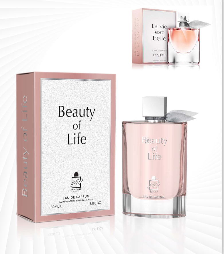 BEAUTY OF LIFE Women EDP - 100MI (3.40z) By Milestone – Oriental Aromas