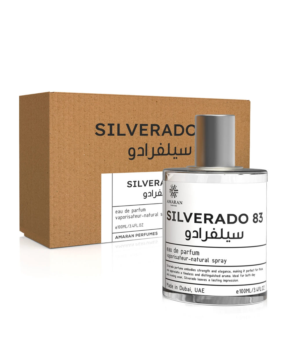 SILVERADO 83 EDP UNISEX - 100ML (3.4oz) BY AMARAN – Oriental Aromas
